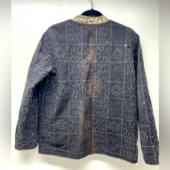 Sashiko | Jackets & Coats | Vintage Japanese Sashiko Stitched Reversible Jacket | Poshmark